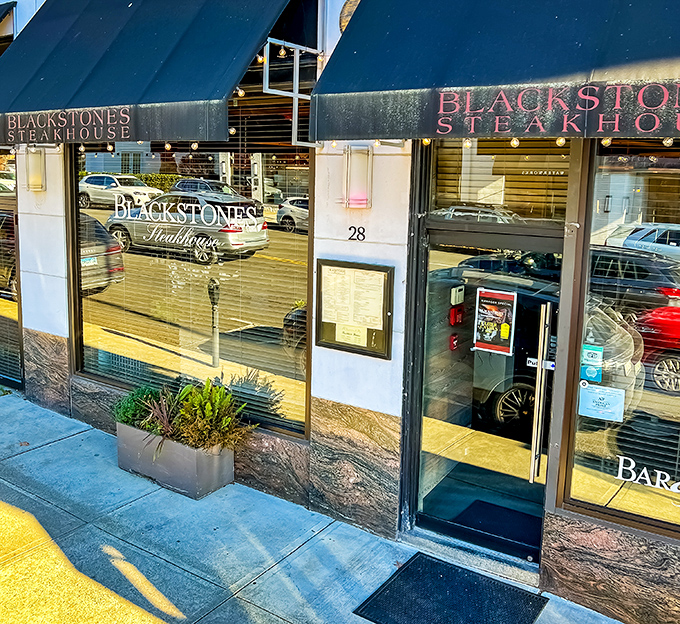 Those windows invite you into a world where steak is serious business &ndash; and business is deliciously good.