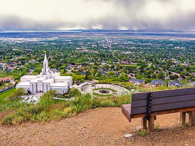 That's not a postcard &ndash; it's the actual view Bountiful residents enjoy while sipping their morning coffee on the porch.