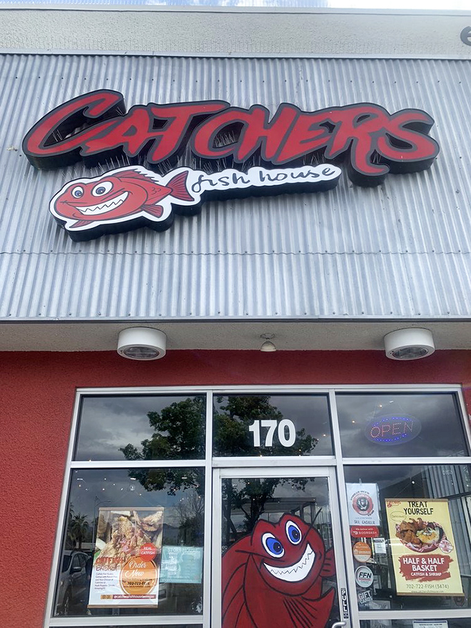 That grinning fish logo says it all &ndash; Catcher's knows how to make both their seafood and their customers smile.