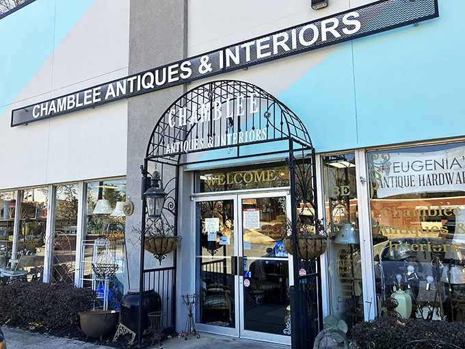 Where history meets style! Chamblee's welcoming facade promises treasures with pedigrees inside this upscale marketplace of memories.