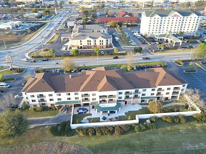 The stately courthouse anchors Florence's downtown, a reminder of the town's historical significance. Grandeur without the grand price tag.