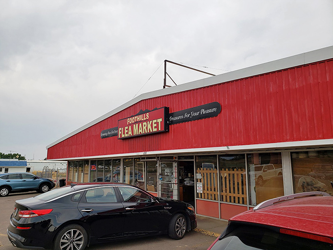Foothills Flea Market promises "Treasures For Your Pleasure"&mdash;and who are we to argue with that kind of hospitality?