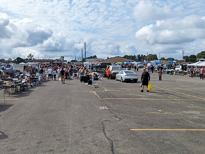 The grounds at Four Seasons guide you through a maze of mini-stores, each with its own personality and treasures.