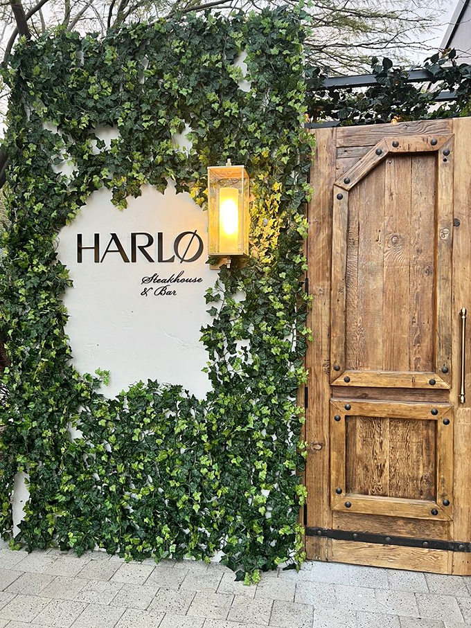 Those wooden doors aren't just entrances—they're portals to a world where steak is treated with religious reverence.