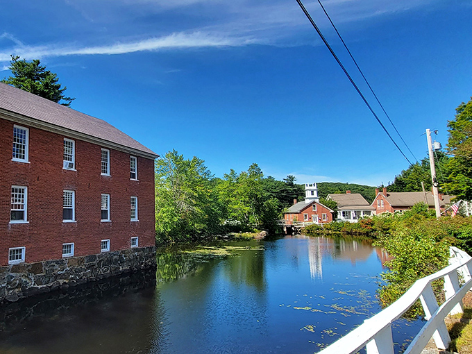 This picturesque New Hampshire village looks like it was designed specifically for calendar photos and jigsaw puzzles. Harrisville keeps it real.