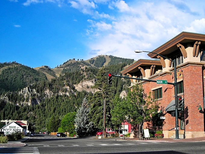 Ketchum: Where mountains meet main street - Ketchum's downtown invites you to shop, dine, and gawk at nature's backdrop.