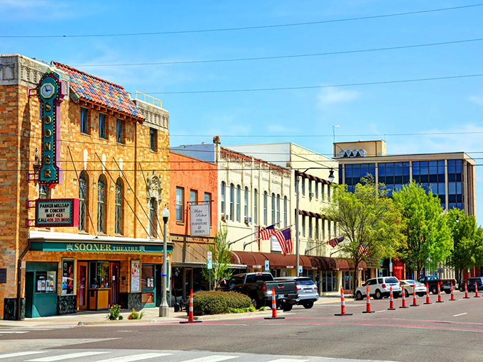 Historic buildings stand tall in Norman's downtown district. University town amenities come with surprisingly affordable price tags for retirees.