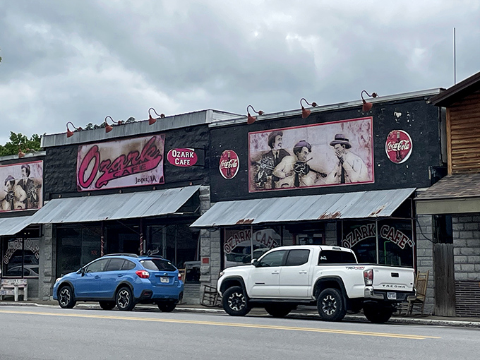 Ozark Cafe: The black storefront with vintage photos tells you this place has stories to share&mdash;most of them involving incredible food.
