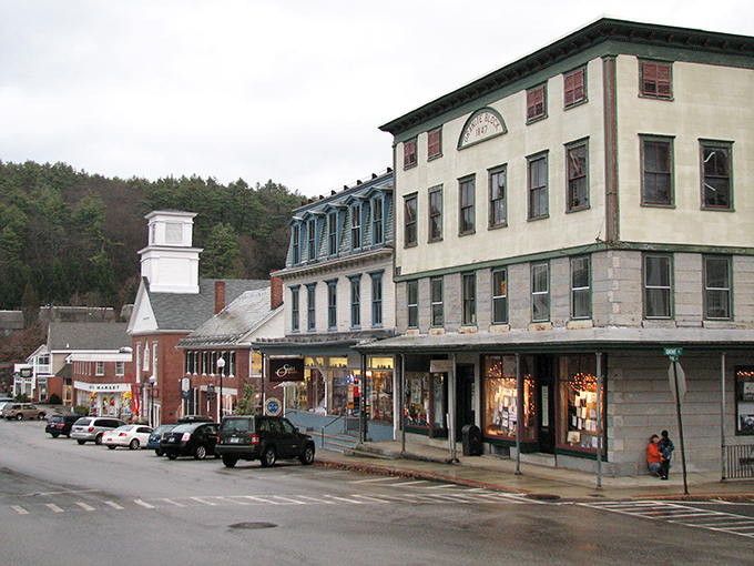 Historic storefronts in Peterborough house locally-owned businesses that understand the value of senior discounts.