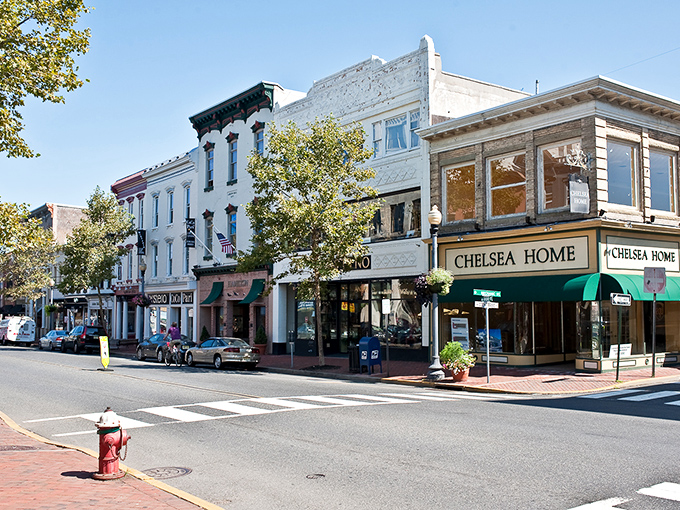 The kind of main street where you might spot Bruce Springsteen grabbing coffee next to your neighbor's aunt.