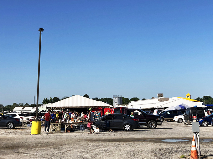 No fancy building needed - just tables, tents, and treasures spread across this sprawling outdoor marketplace in Laurel.Add to Conversation