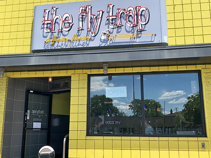 Behind that bright yellow fa&ccedil;ade and quirky name lies a "Finer Diner" experience that proves great things come in creative packages.