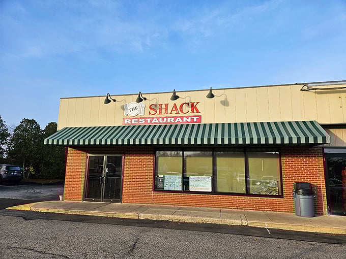 Winter or summer, The Shack's welcoming facade promises the same thing: comfort food that warms from the inside out. 