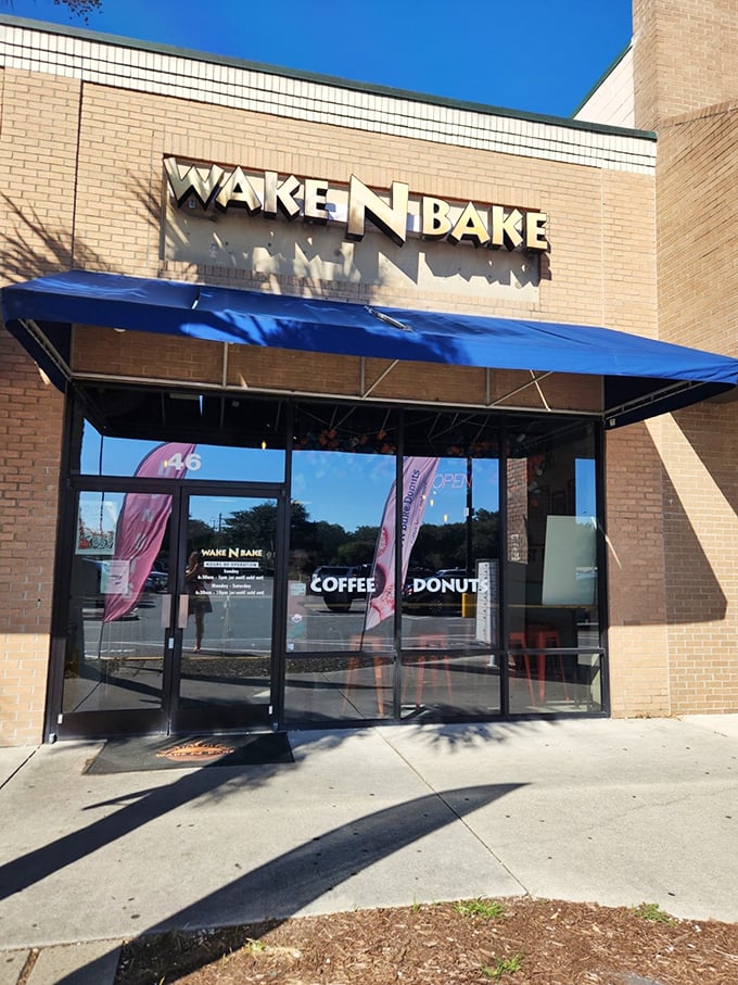 Behind those glass doors at Wake N Bake lies a world of creative donut combinations that'll make your breakfast dreams come true.