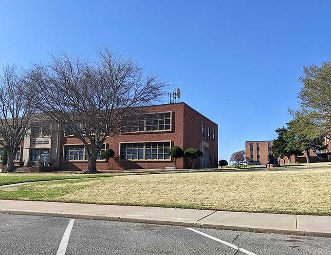 That "Towne Centre" sign isn't just directing traffic&mdash;it's inviting you into a community where people still know their postal worker by name.