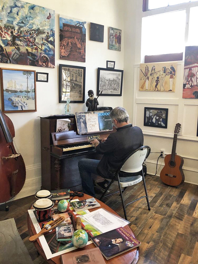 Every corner of the museum tells a story &ndash; this antique piano has likely seen more musical genius than most concert halls in America.