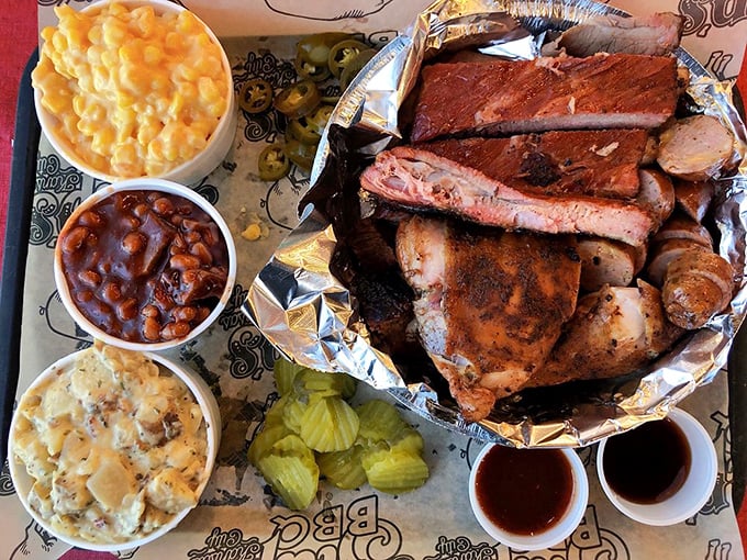 Three sides that know their role&mdash;supporting actors to the meat's Oscar-worthy performance, yet scene-stealers in their own right.