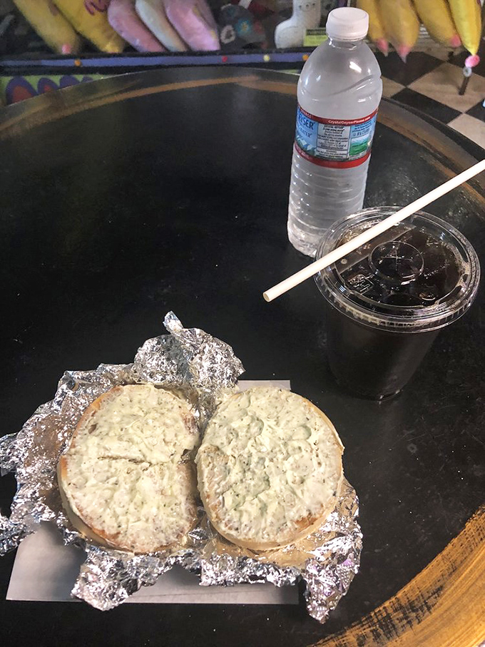 Pesto cream cheese on a bagel—proof that sometimes the simplest combinations are revolutionary. It's like Italy and New York had a delicious baby.