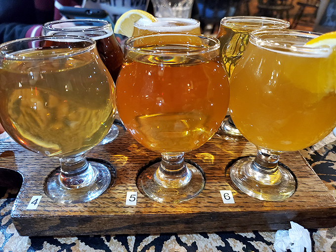 A flight of German beers isn't just a tasting&mdash;it's liquid history in glassware. Each amber hue tells a different story that pairs perfectly with pretzels.