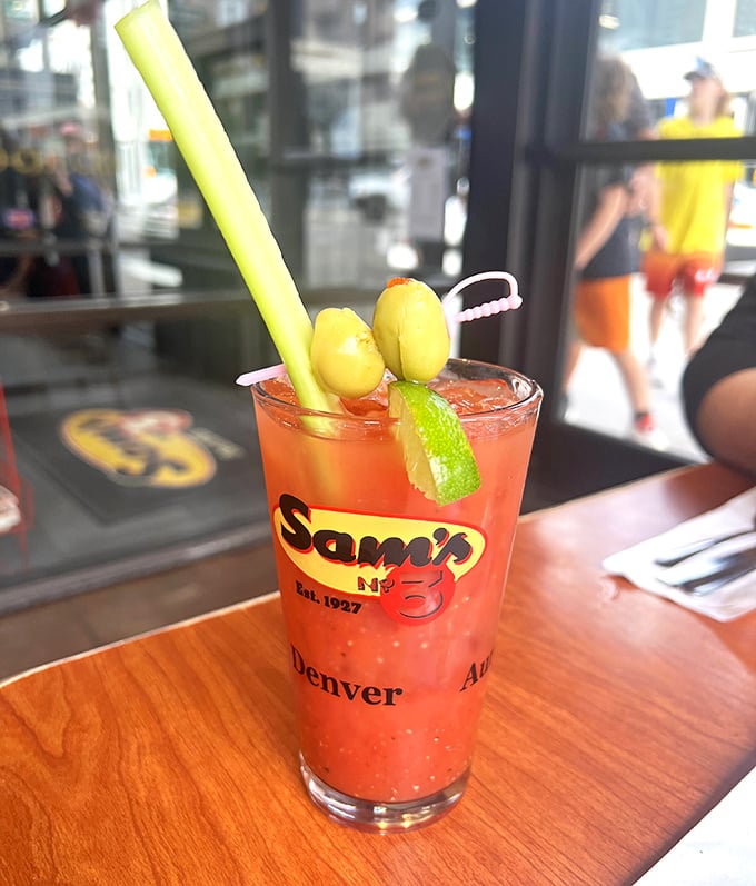 Their Bloody Mary comes dressed better than most people on a Sunday morning. Celery straw? Amateur hour. This is cocktail engineering.