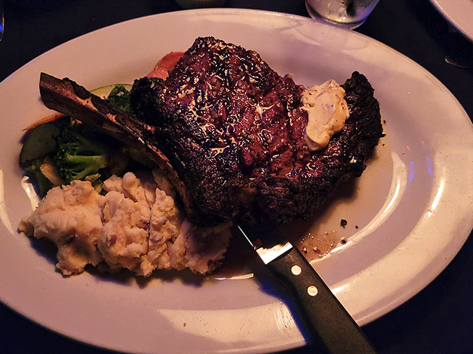 This bone-in ribeye is the Marlon Brando of steaks &ndash; a true heavyweight champion that'll leave you speechless.