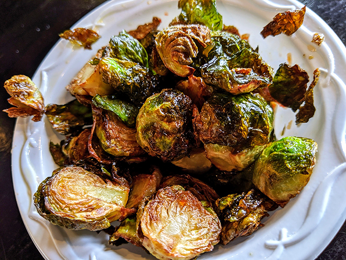 Ribs with bark so perfect they should be in a barbecue museum, alongside cornbread that's clearly been taking its vitamins. 