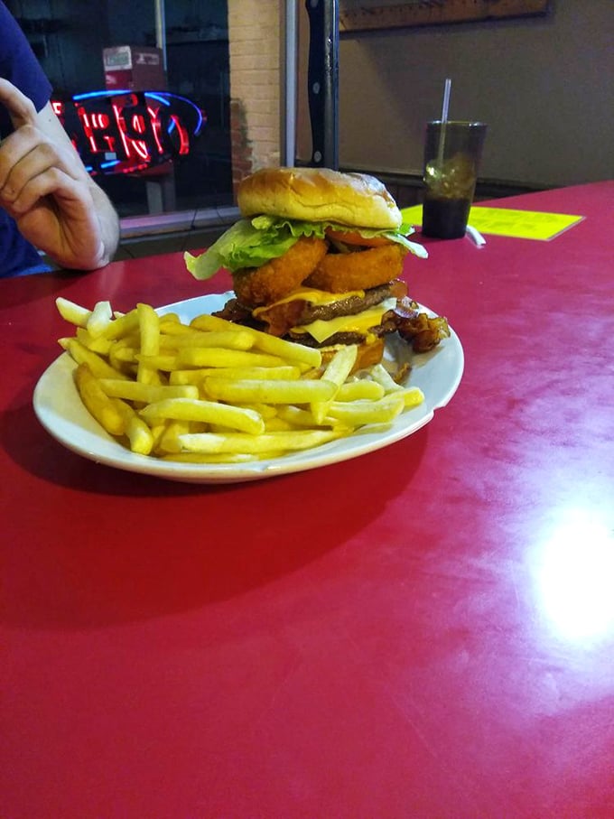 Not just a burger, but a towering testament to the fact that The Buttery knows its way around lunch just as well as breakfast.