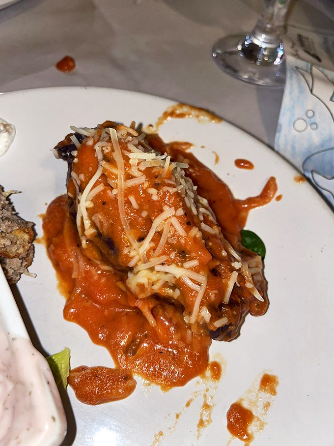 Something magical happens when savory filling meets tangy sauce. Like the culinary equivalent of finding money in your winter coat pocket.