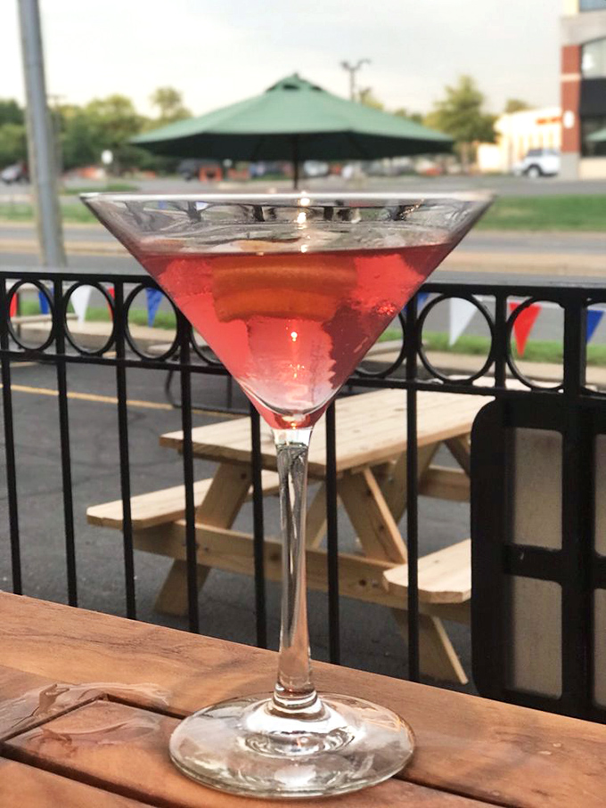 This Carlyle cosmopolitan isn't just a drink&mdash;it's liquid ruby that makes every patio sunset look like a million bucks.