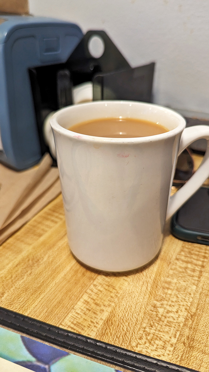 The humble coffee mug – faithful companion to every great breakfast and the unsung hero of morning transformation rituals everywhere.
