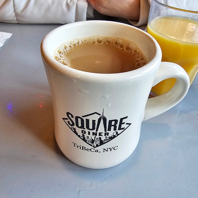 The official fuel of New York City&mdash;honest coffee in a mug that weighs as much as your smartphone, served without a lecture about tasting notes.