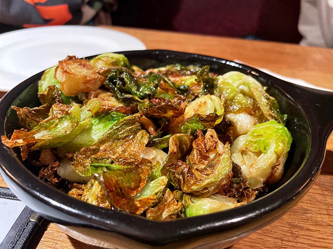 Brussels sprouts that could convert the most dedicated vegetable skeptic. Crispy, caramelized edges with tender centers &ndash; the vegetable equivalent of a standing ovation.