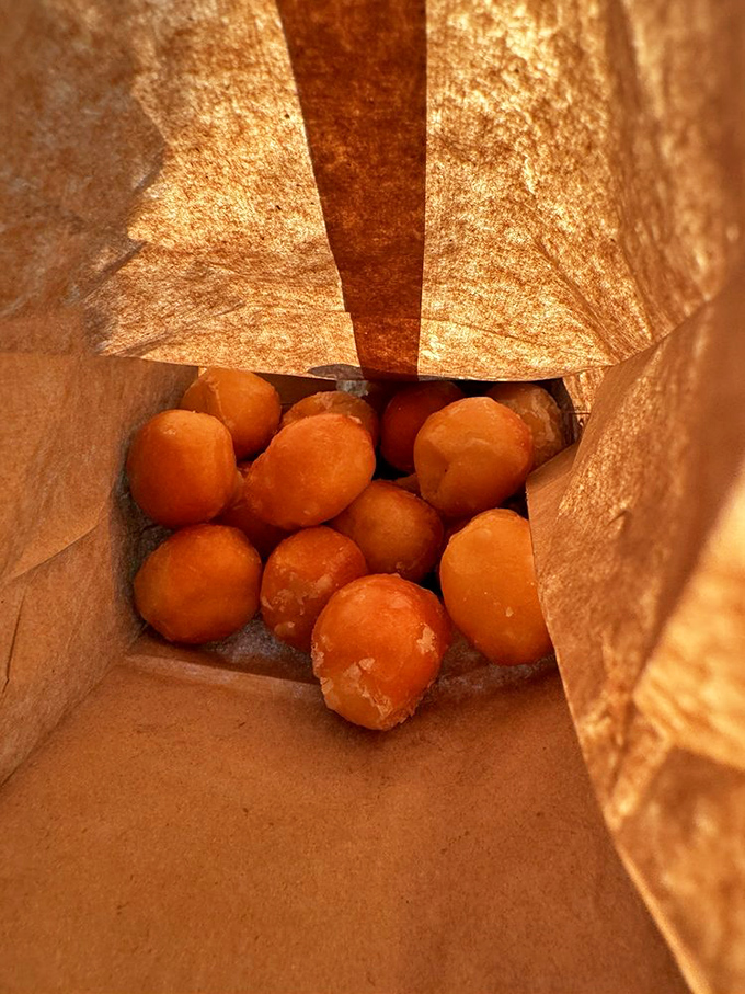 Little golden nuggets of happiness, waiting to be discovered. Donut holes: proof that sometimes the best things come in small packages.