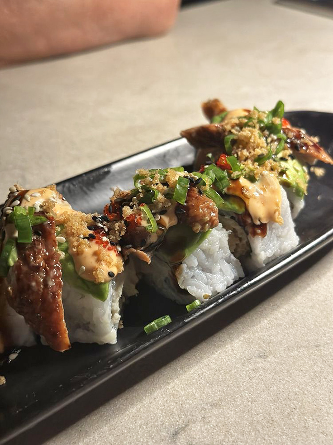 Sushi with attitude&mdash;these rolls aren't just food, they're tiny works of art that happen to taste as good as they look.