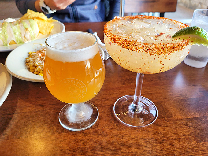 A golden beer and salt-rimmed margarita &ndash; the dynamic duo of Mexican dining that turns Tuesday into a celebration worthy of mariachi music.