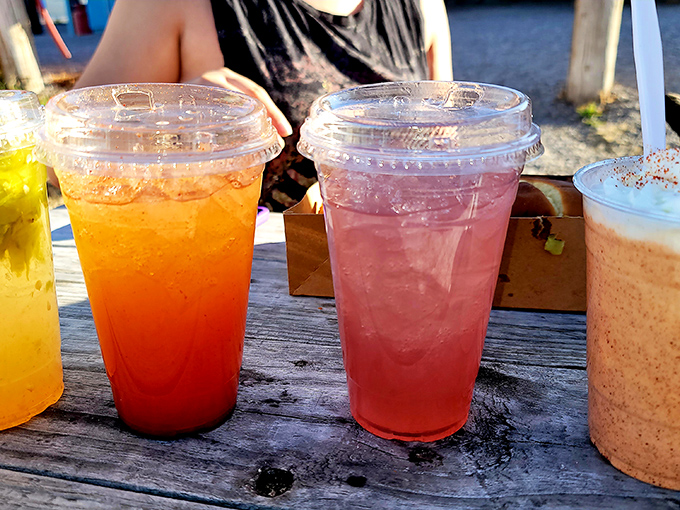 Colorful, fresh-squeezed salvation in a cup. These aren't your average beverages&mdash;they're the perfect companions to tame the chile heat. 