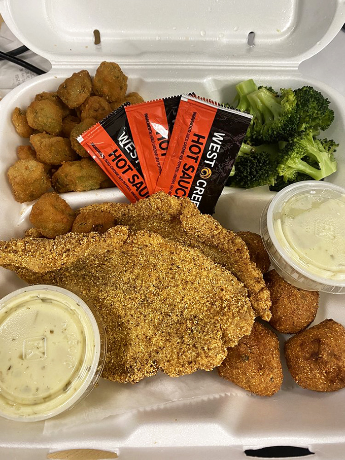 Fried catfish, hush puppies, and all the fixings&mdash;this isn't just dinner, it's a Southern passport that gets stamped directly on your palate.