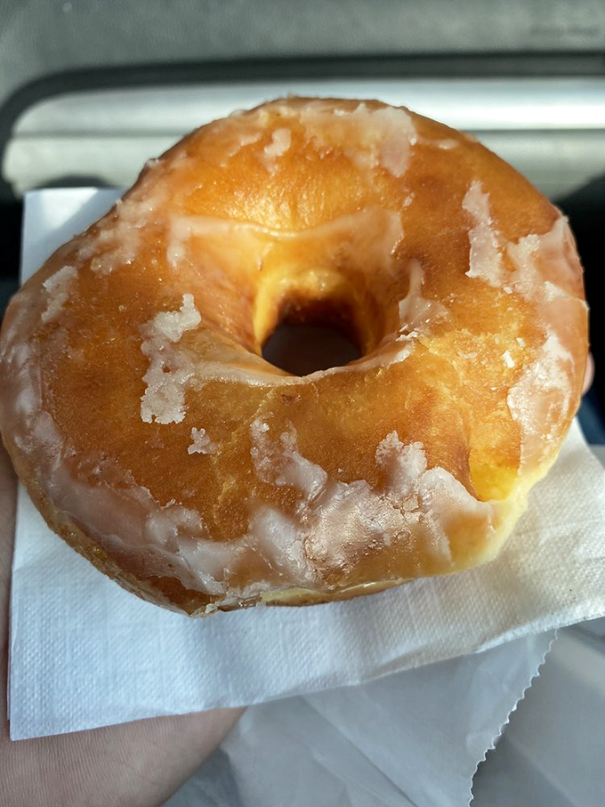 Perfection in its purest form. The glazed donut at Yummy's achieves that mythical balance of crisp exterior and cloud-like interior that donut dreams are made of.
