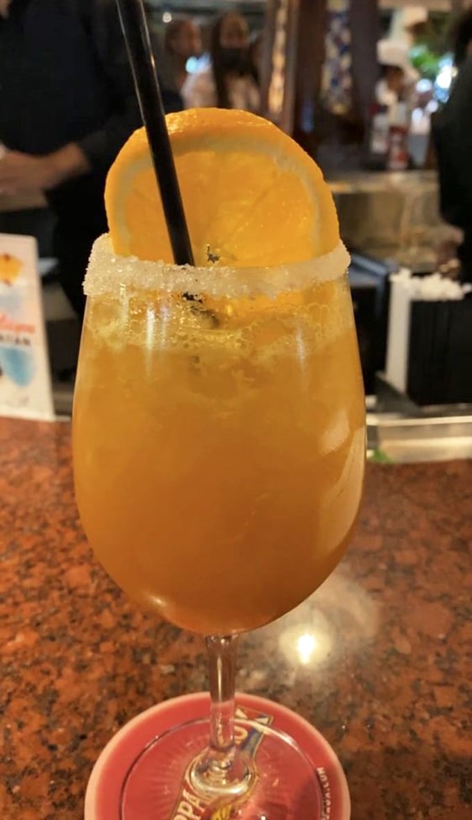 This isn't just a cocktail&mdash;it's liquid sunshine in a glass. The perfect companion while waiting for your seafood feast to arrive.