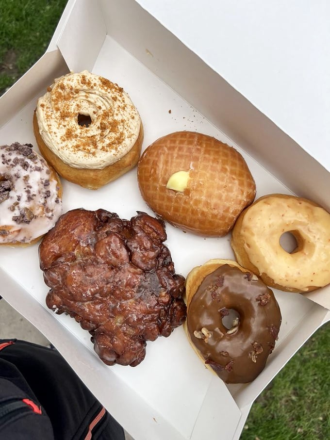 Variety is the spice of life, but at Darla's, it's the sugar of life. Each donut represents a different pathway to morning happiness.