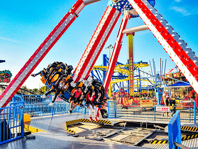 This pendulum ride delivers that perfect stomach-dropping sensation&mdash;the closest thing to skydiving without actually jumping from a perfectly good airplane.