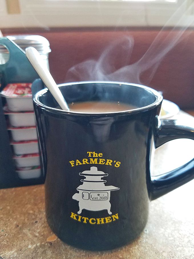 Steam rising from this robust coffee mug isn't just vapor&mdash;it's morning motivation in visible form, promising to transform zombies into functioning humans.