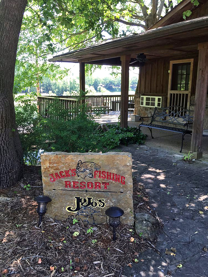 "Jack's Fishing Resort" &ndash; where the fish are so accommodating they practically introduce themselves before jumping into your boat.