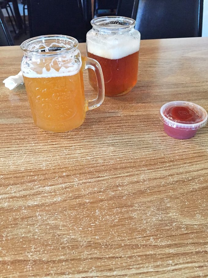 Mason jar beers&mdash;because sometimes the simple pleasures in life come in unpretentious vessels. Florida sunshine in liquid form.