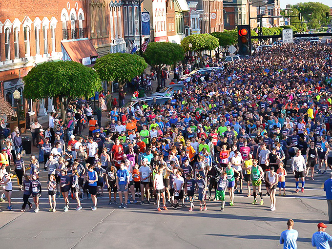 Nothing says "I'm serious about running" like thousands of people taking over downtown Pella. Some races have finish lines&mdash;this one has pastry shops.