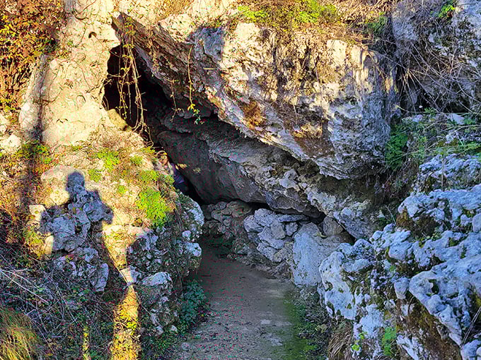 Nature's hallways connect chamber to chamber in this limestone labyrinth. Every turn reveals another room in Earth's underground mansion.