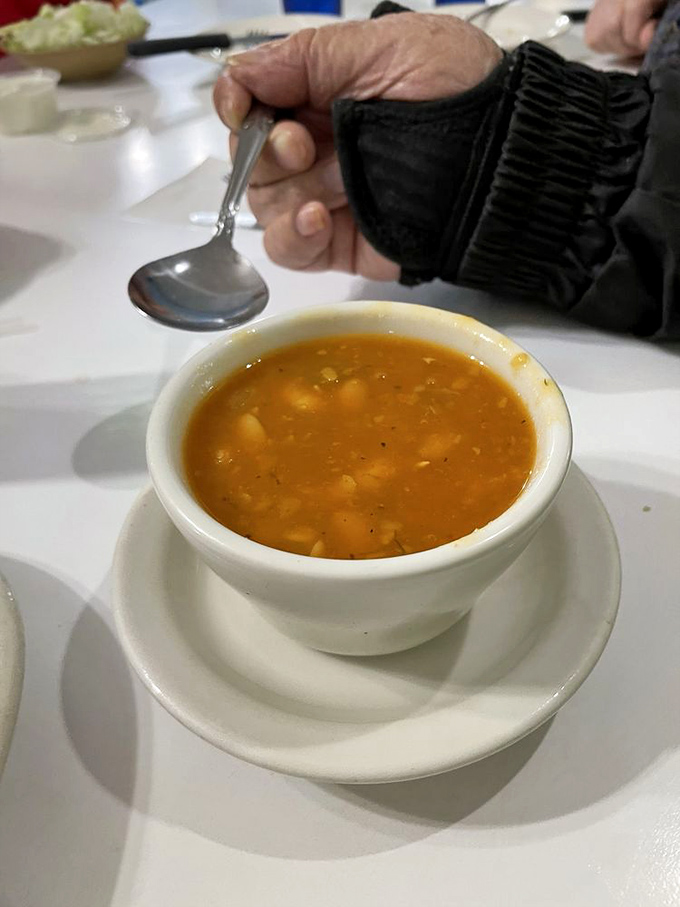 This isn't just soup—it's liquid comfort with beans that have clearly been simmered with patience and wisdom. Grandmothers everywhere would approve.