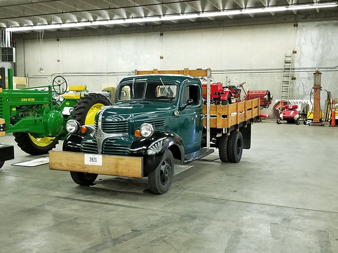 This workhorse Dodge truck hauled America's goods when roads were adventures and GPS meant "Guy Pointing Somewhere." Simple, sturdy, and surprisingly beautiful in its utility.