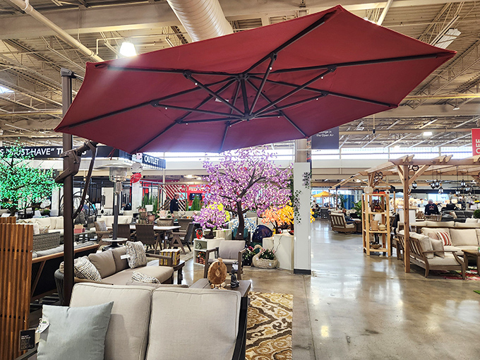 Patio furniture that transforms Nebraska's precious warm months into an extended living room under the prairie sky.