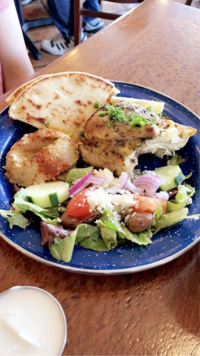 That avgolemono soup is sunshine in a bowl—simultaneously hearty and bright, the kind that could cure whatever ails you, even a case of the Mondays.